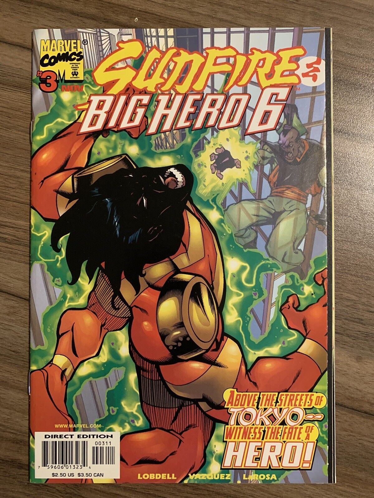 SUNFIRE AND BIG HERO 6 NM #1-3 Silver Samurai Hiro Baymax FULL set 1998 ...