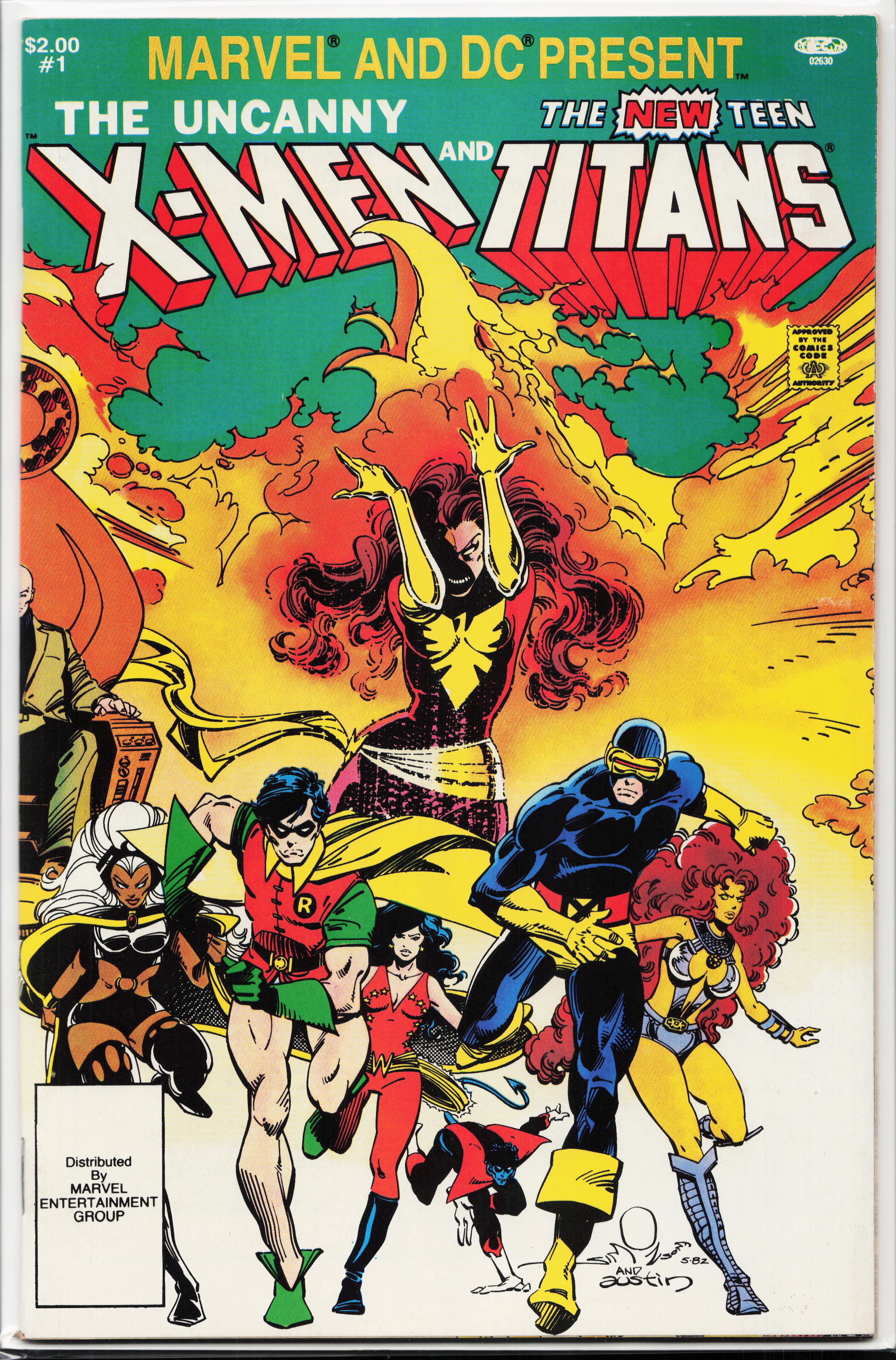Marvel and DC Present featuring The Uncanny X-Men and The New Teen Titans (19... | Comic Books ...
