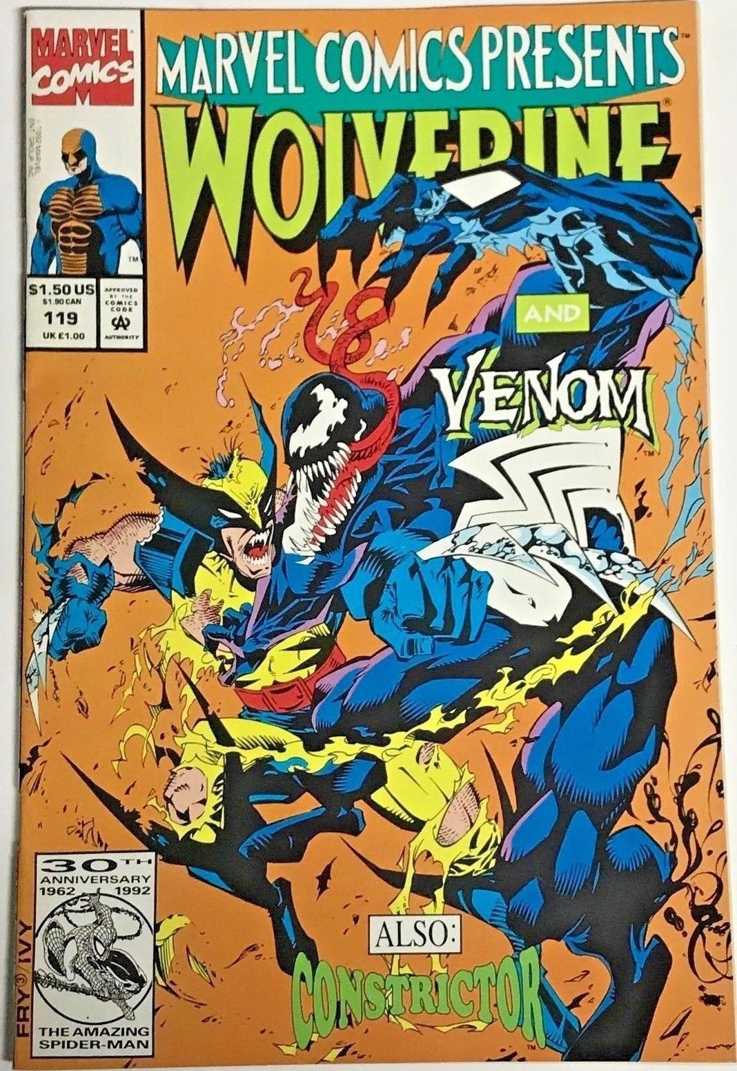 Digital Prints Prints Art & Collectibles Venom vs Wolverine Comic Book ...