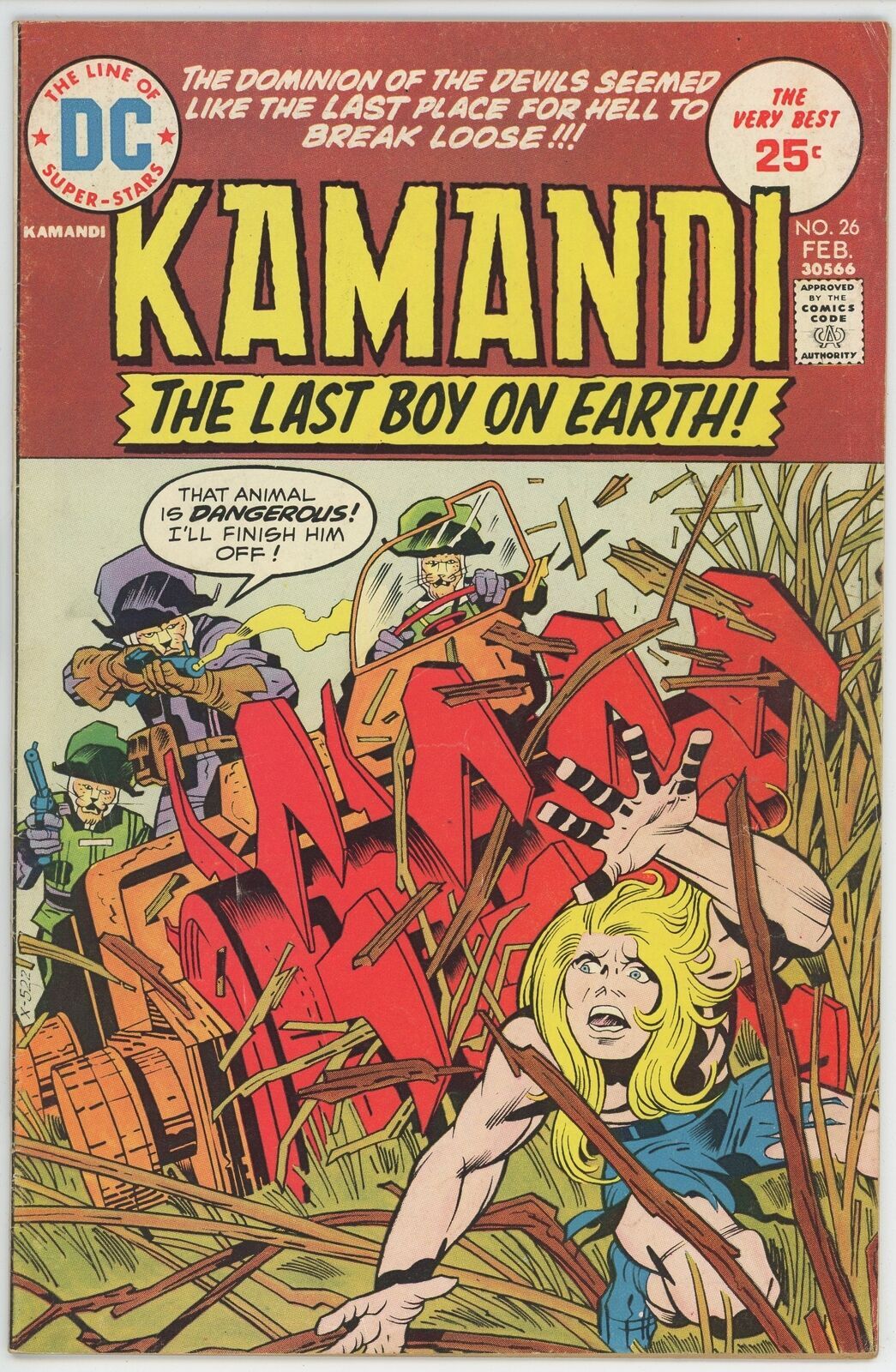 Kamandi #26 (1972) - 6.0 FN *The Heights of Abraham* | Comic Books ...