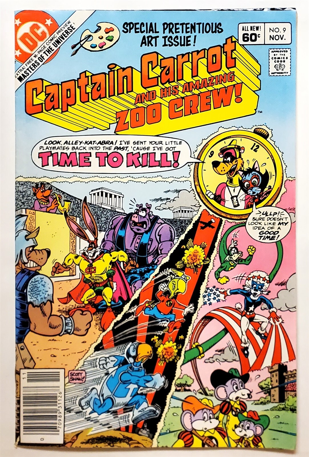 Captain Carrot and His Amazing Zoo Crew #9 Newsstand (Nov 1982, DC) 4.0 ...