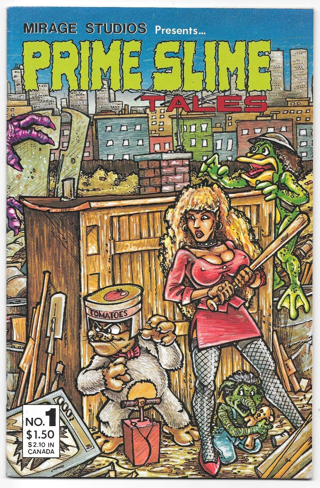 Prime Slime #1 (1986) Mirage Studios Comics Early Kevin Eastman | Comic ...