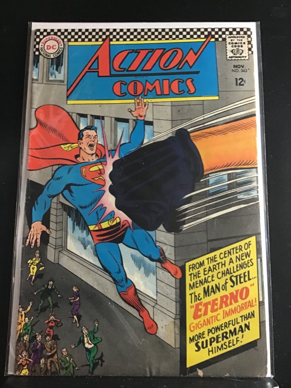 Action Comics #343 (1966) | Comic Books - Silver Age, DC Comics ...
