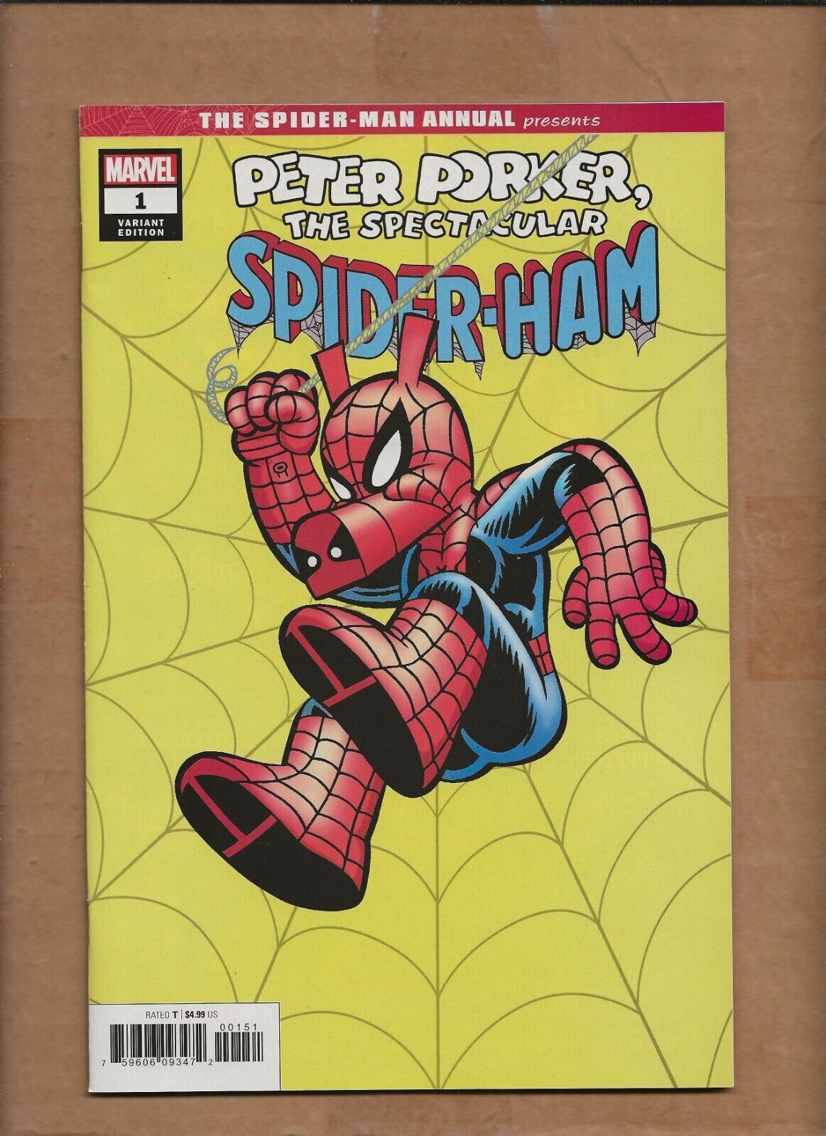 SPIDER-HAM Annual #1 Incentive Armstrong Hidden Gem VARIANT Spider-Man ...