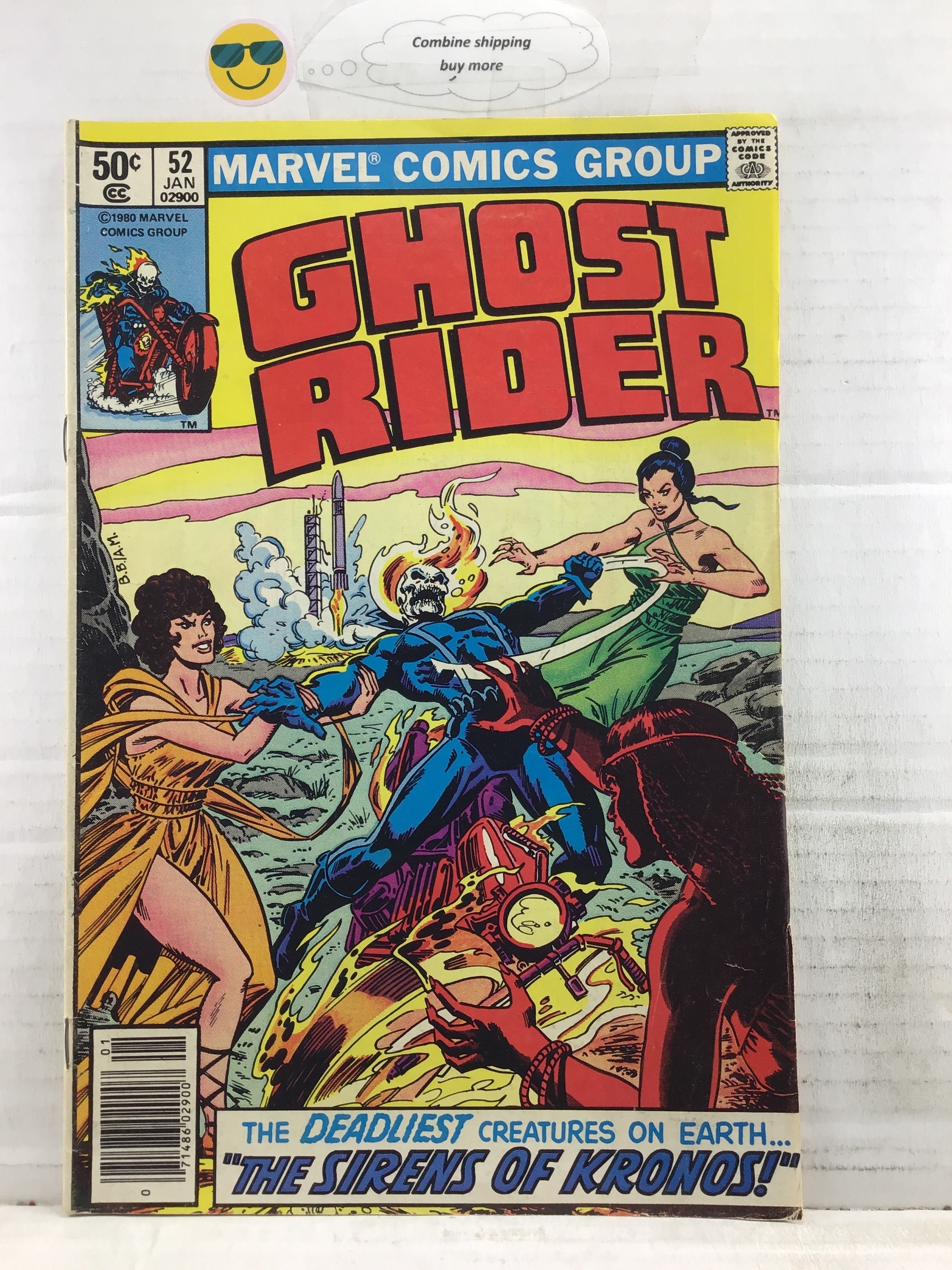 Ghost Rider #52 (1981) Fn-VFn sirens of Kronos | Comic Books - Bronze ...