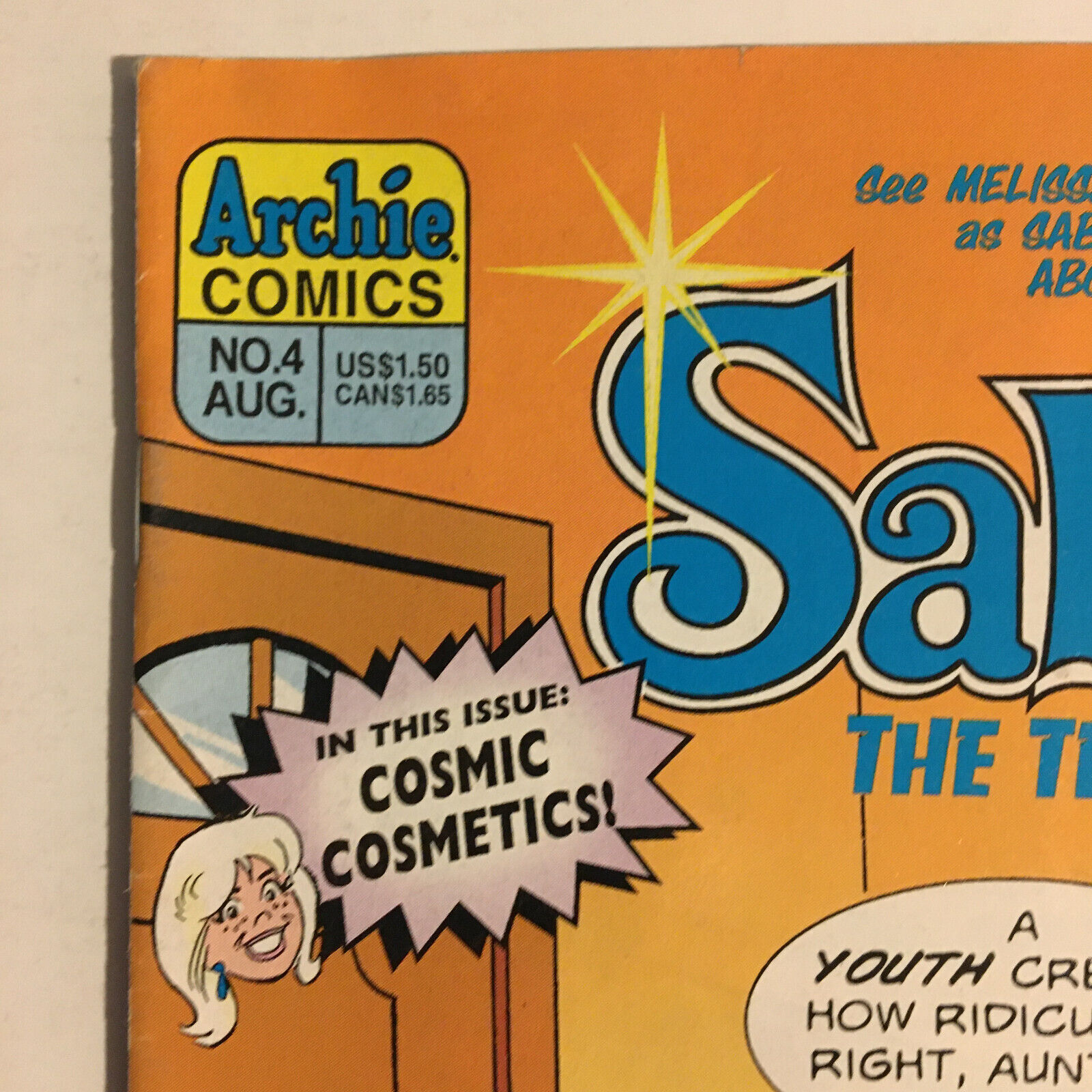 Sabrina The Teenage Witch #4 Melissa Joan Hart Photo Cover 1997 Archie ...