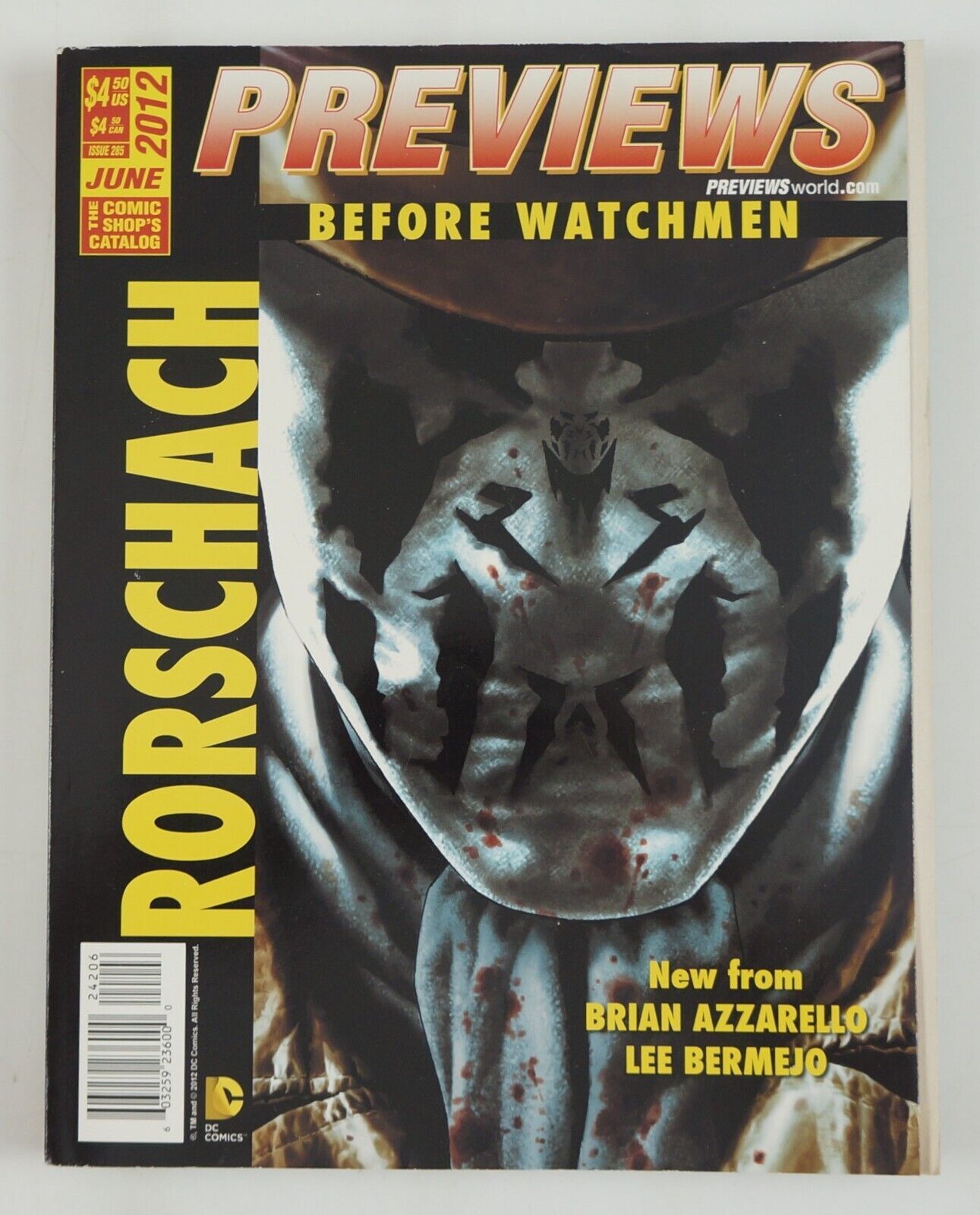 Previews Magazine 2012 Before Watchmen lot - 283 284 285 - Ozymandias Rorschach | Comic Books ...
