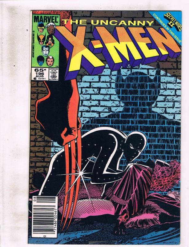 Lot Of 5 Uncanny X-Men Marvel Comic Books # 190 196 197 198 200 ...