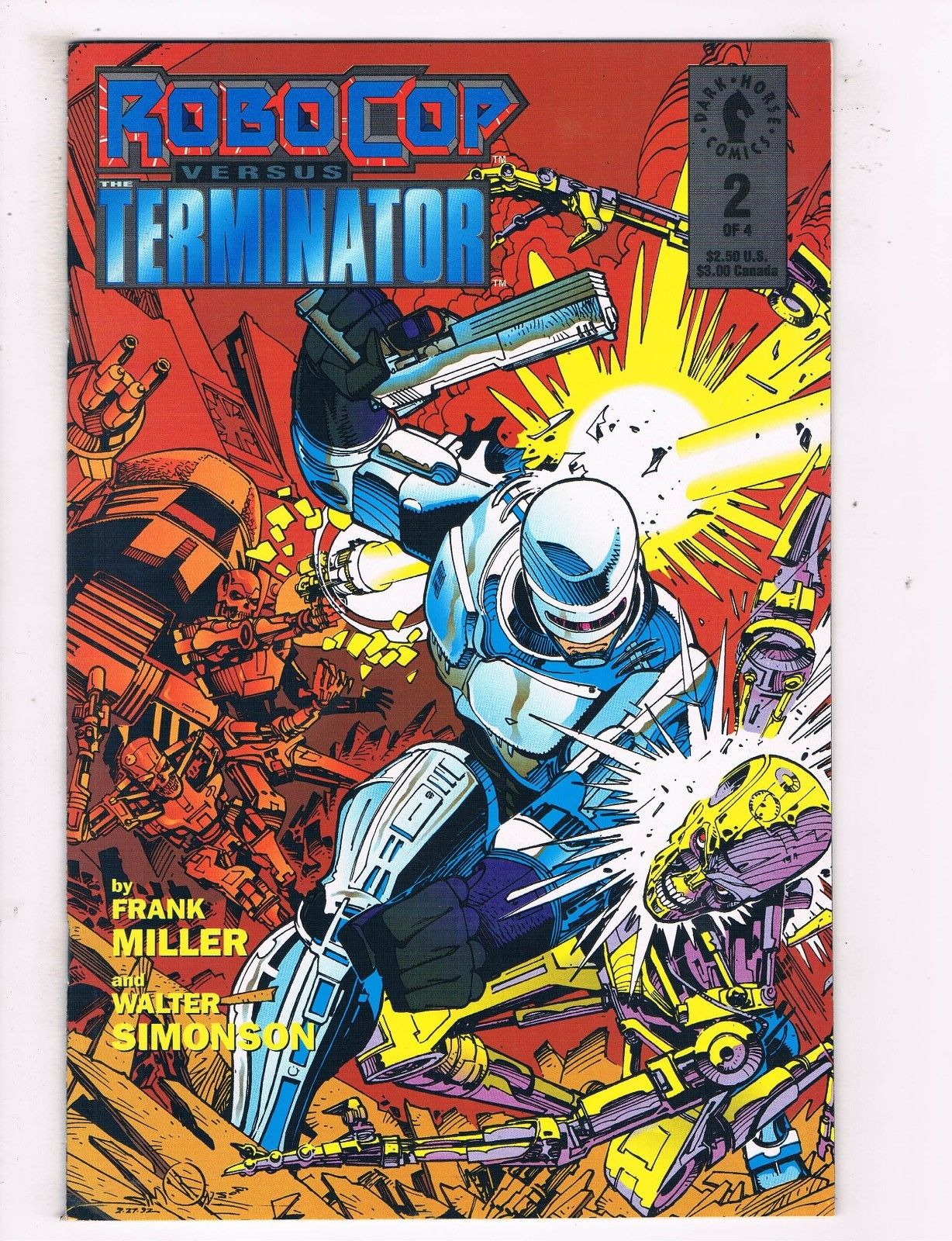 Robocop Versus Terminator #2 VF/NM Dark Horse Comic Book Miller 1992 ...