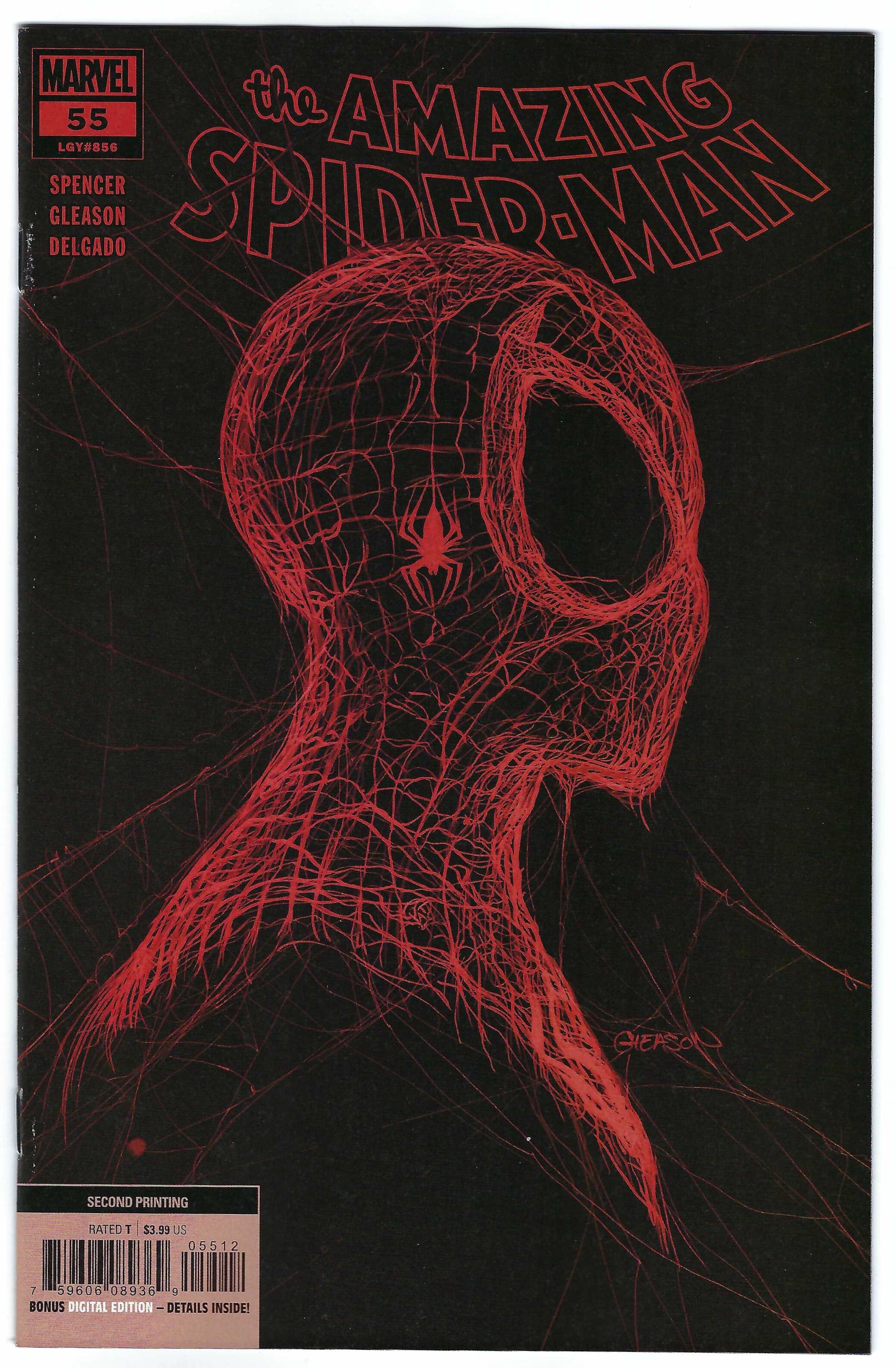 Amazing Spider-Man #55 LR Marvel Comics 2021. Second Printing Gleason ...