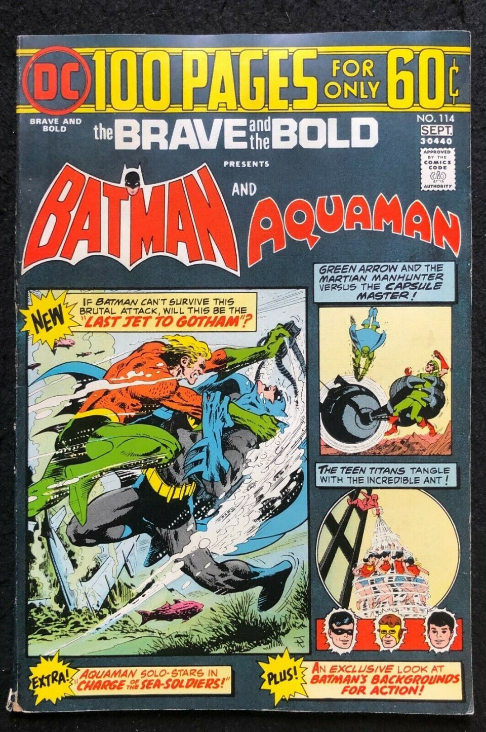 DC 100 Page Super Spectacular (1974) #65 Brave and the Bold #114 Batman ...