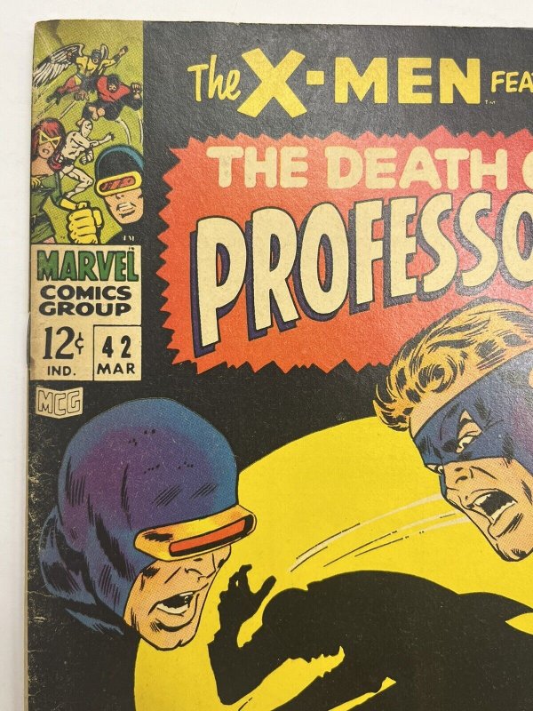 UNCANNY X-MEN #42 (1968) KEY Death of Changeling John Buscema Art ...