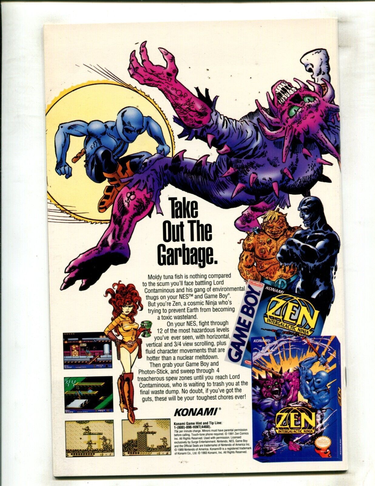 Young ZEN Intergalactic Ninja #3 (9.2) Gold Foil!! 1994 | Comic Books ...