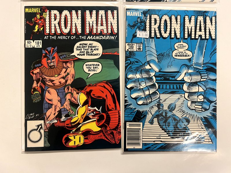 4 Iron-Man Marvel Comics #180 181 182 183 Defenders Hulk X-Men Iron-Man ...