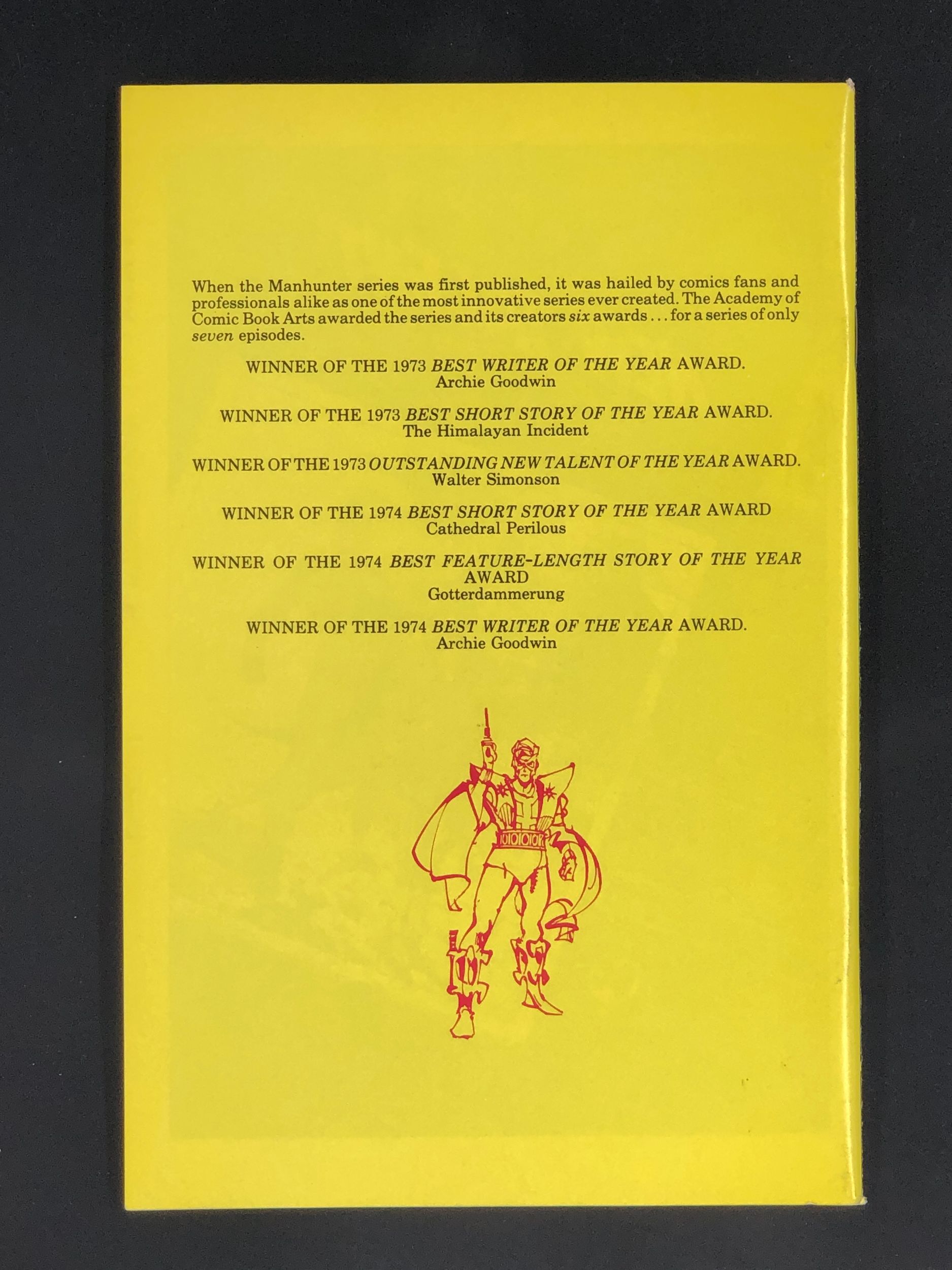 Archie Goodwin & Walter Simonson's Manhunter & Other Stories #1 (1984 ...