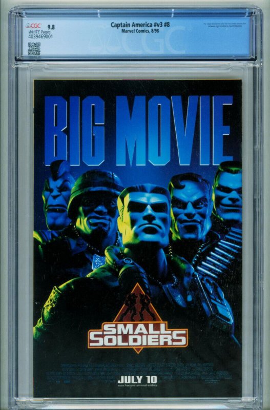 Captain America #8 CGC 9.8 -1998 1st BRON CHAR comic book 4039469001 ...