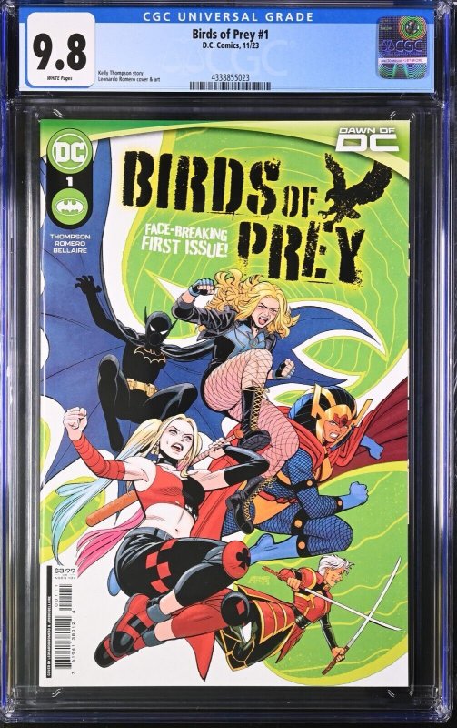 Birds of Prey #1 CGC 9.8 1st Appearance of Maps as Meridian DC 2023 New ...