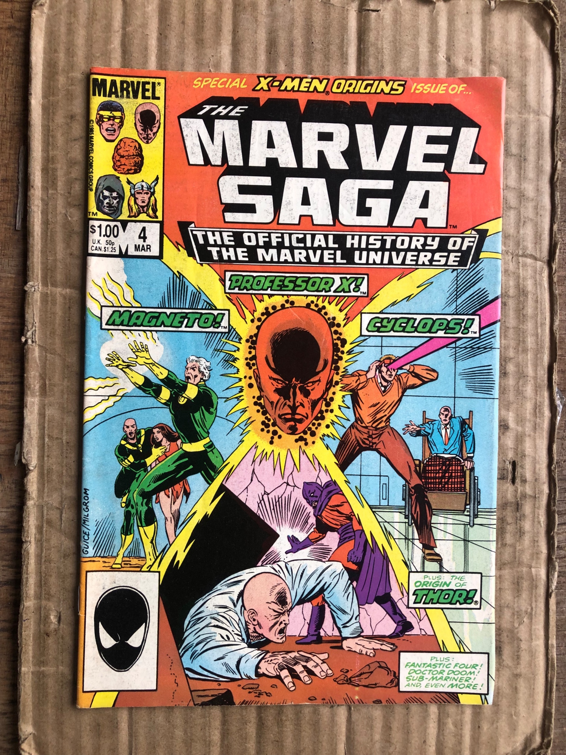 The Marvel Saga The Official History of the Marvel Universe #4 (1986 ...