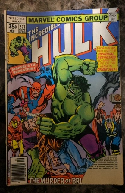 The Incredible Hulk #227 (1978) Hulk | Comic Books - Bronze Age, Marvel ...