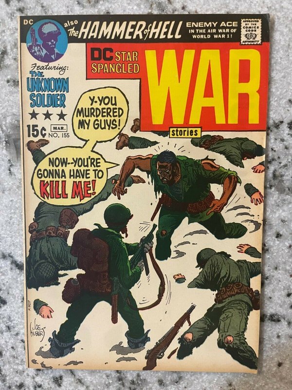 DC Star Spangled War Stories # 155 NM- Comic Book Joe Kubert Enemy Ace ...