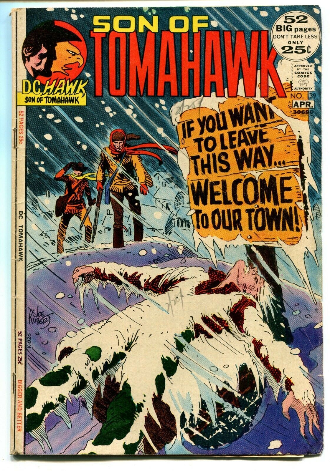 Tomahawk 139 VGFN 5.0 DC 1972 Bronze Age Frank Frazetta Monty West Son ...