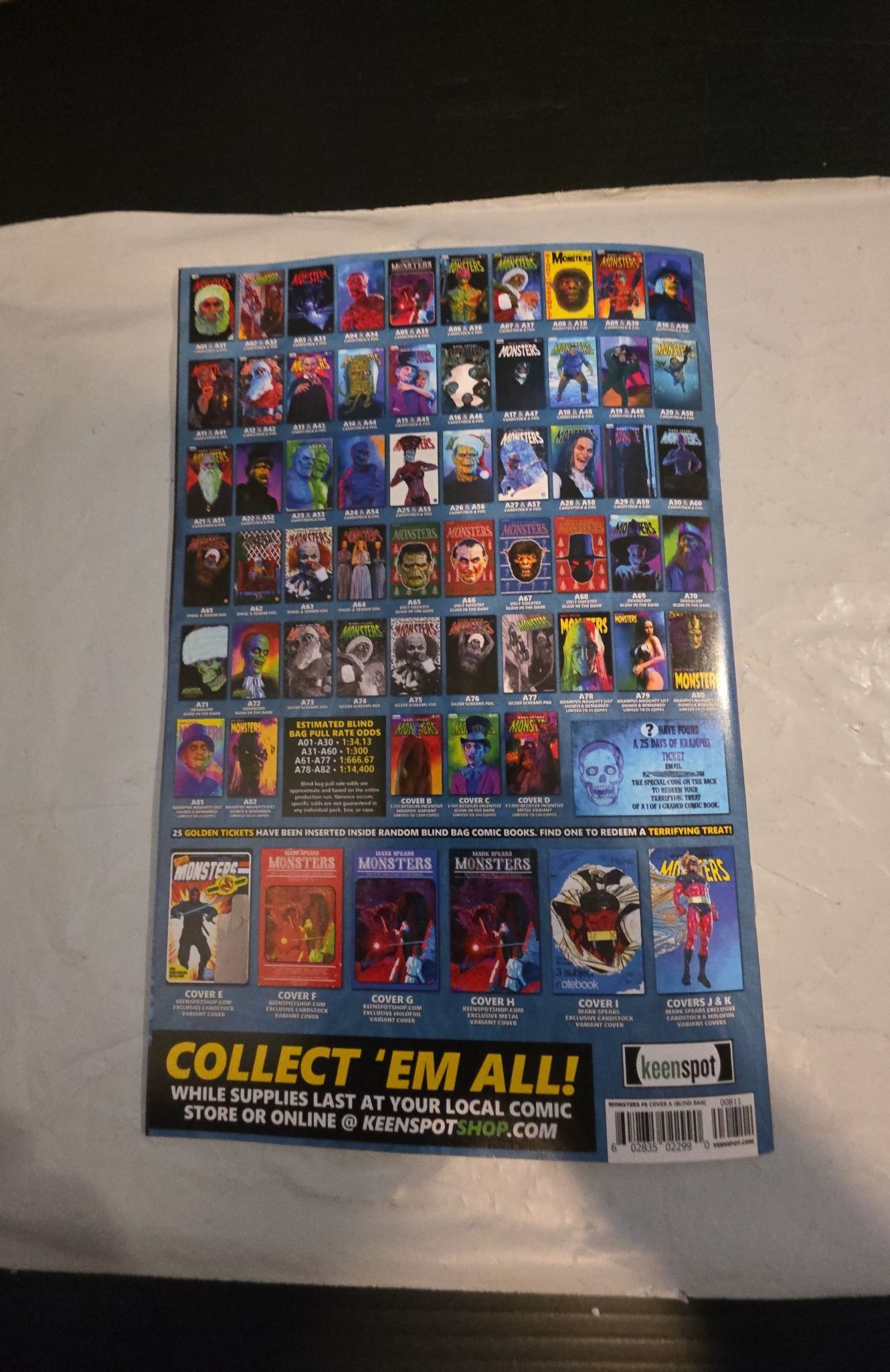 Mark Spears Monsters #8 Blind Bag Virgin Variant A10 2025 Horror ...