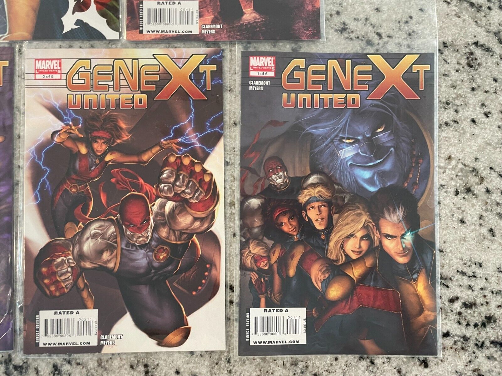 GeNext United Complete Marvel Comics LTD Series # 1 2 3 4 5 X-Men ...
