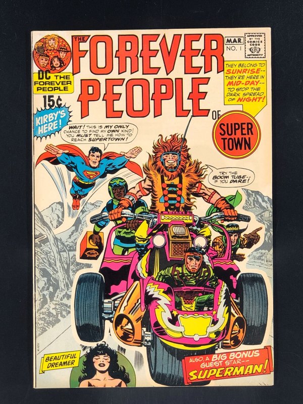 The Forever People #1 (1971) VF+ 1st Full Appearance of Darkseid ...