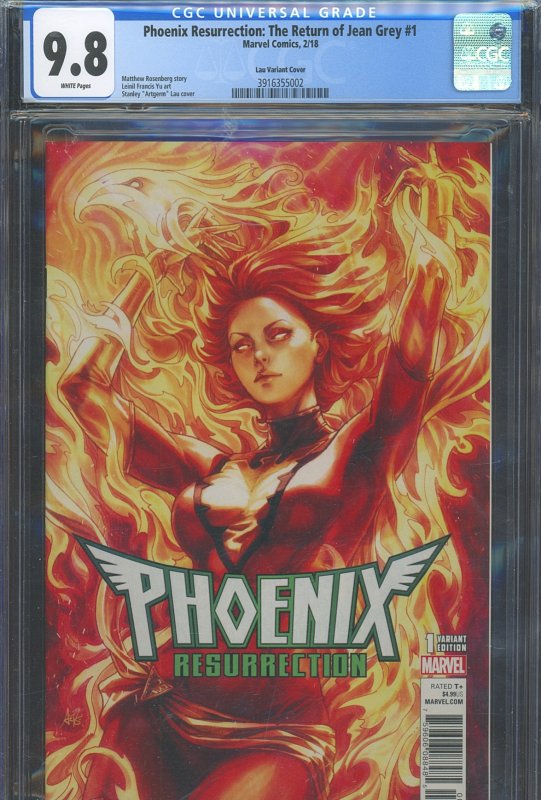 Phoenix Resurrection: The Return of Jean Grey #1 Lau Cover (2018 ...