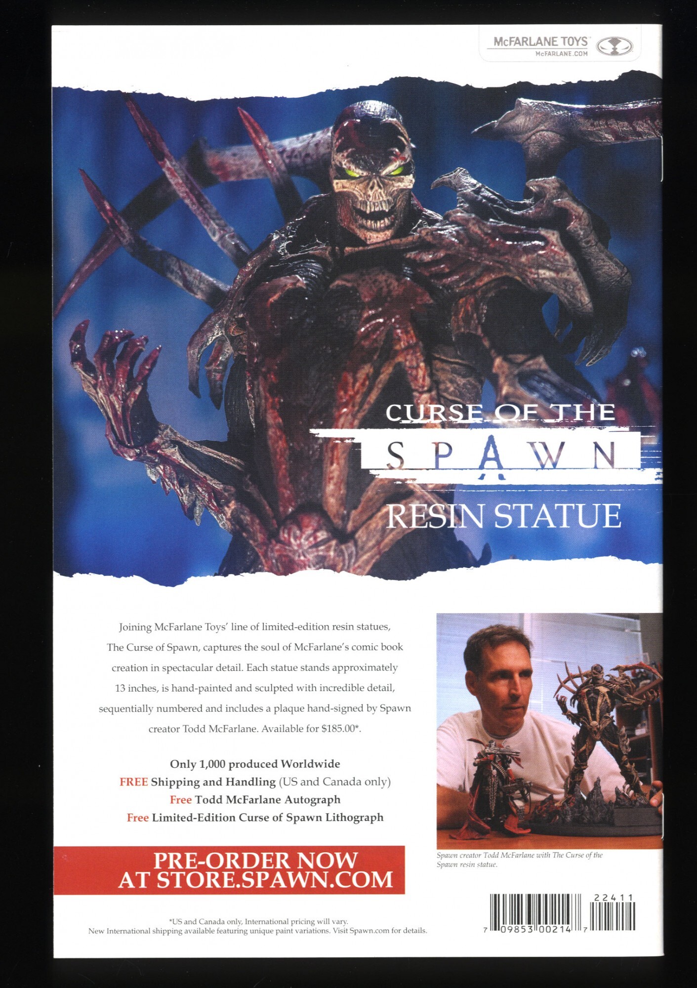 Spawn #224 NM 9.4 Batman Dark Knight Returns Homage! Todd McFarlane Art ...