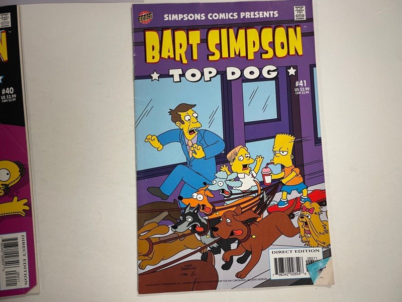 3 Bart Simpson Bongo Comic Group # 33 40 41 Simpson Comics Presents 25 NO3 | International ...