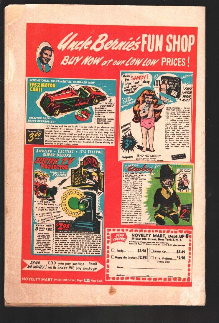 Sparkle Comics #24 1952-Nancy & Sluggo by Ernie Bushmiller.-Capt. and ...