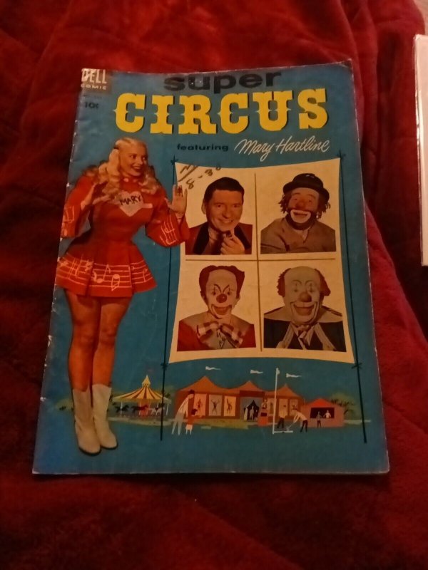 1954 Super Circus #592 Dell Comic Mary Hartline Photo Cover TV Show ...