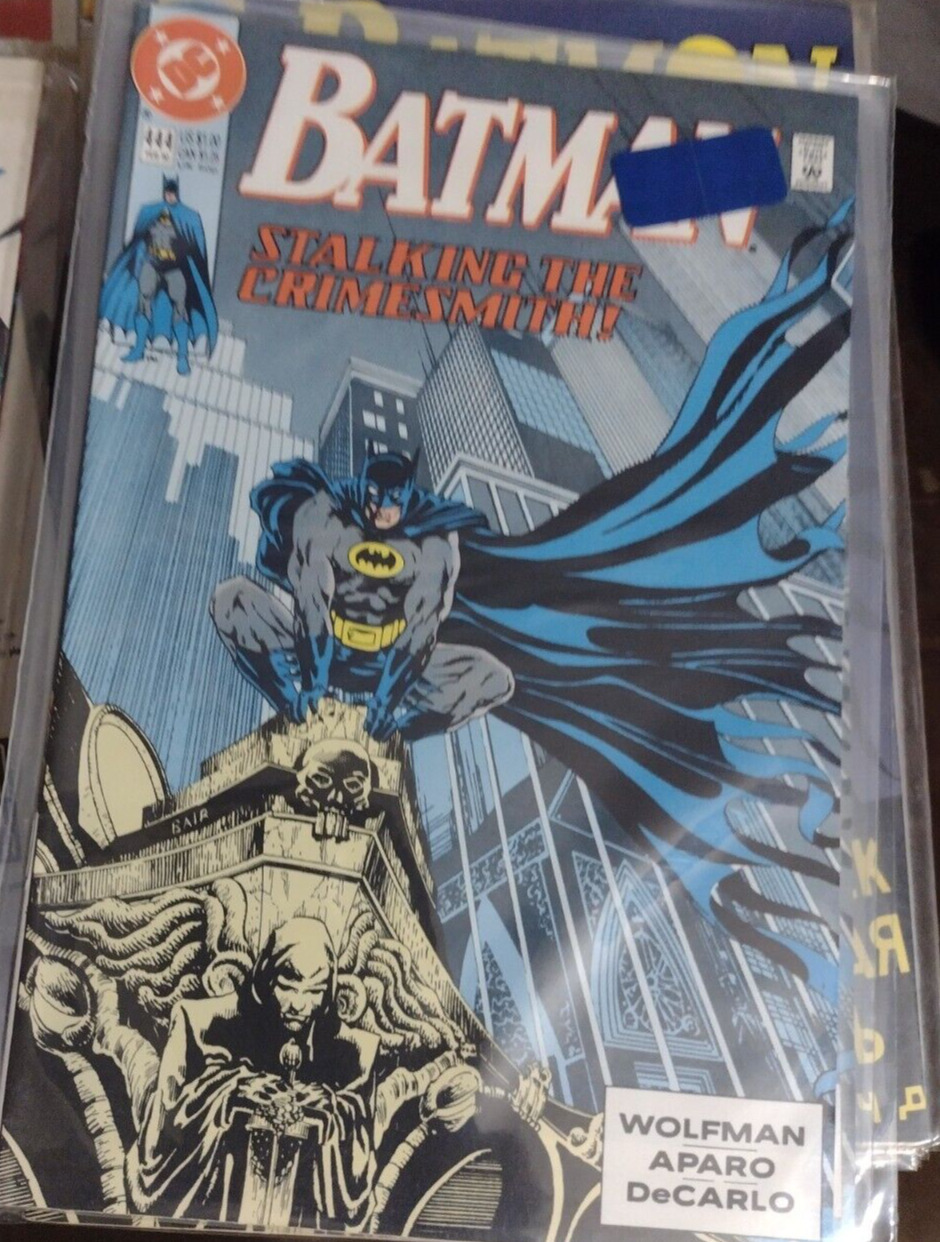 BATMAN # 444 1990 DC tim drake NEW ROBIN CRIMESMITH jim aparo | Comic ...