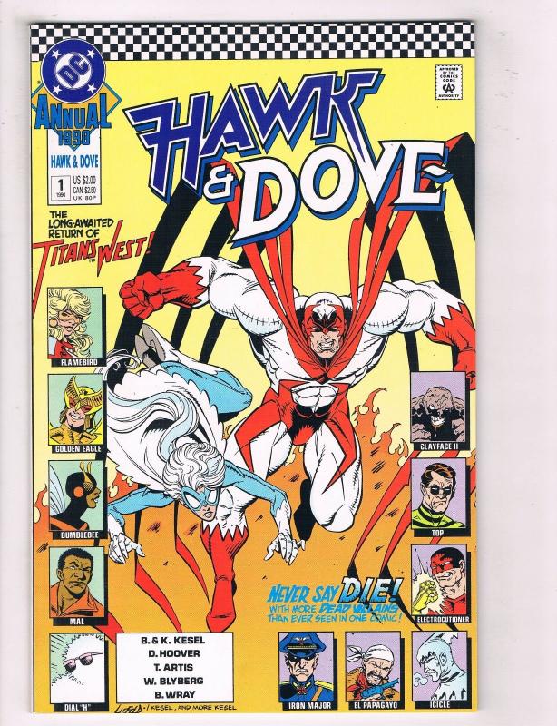 Hawk & Dove Annual 1990 #1 FN DC Comics Comic Book DE37 TW7 | Comic ...