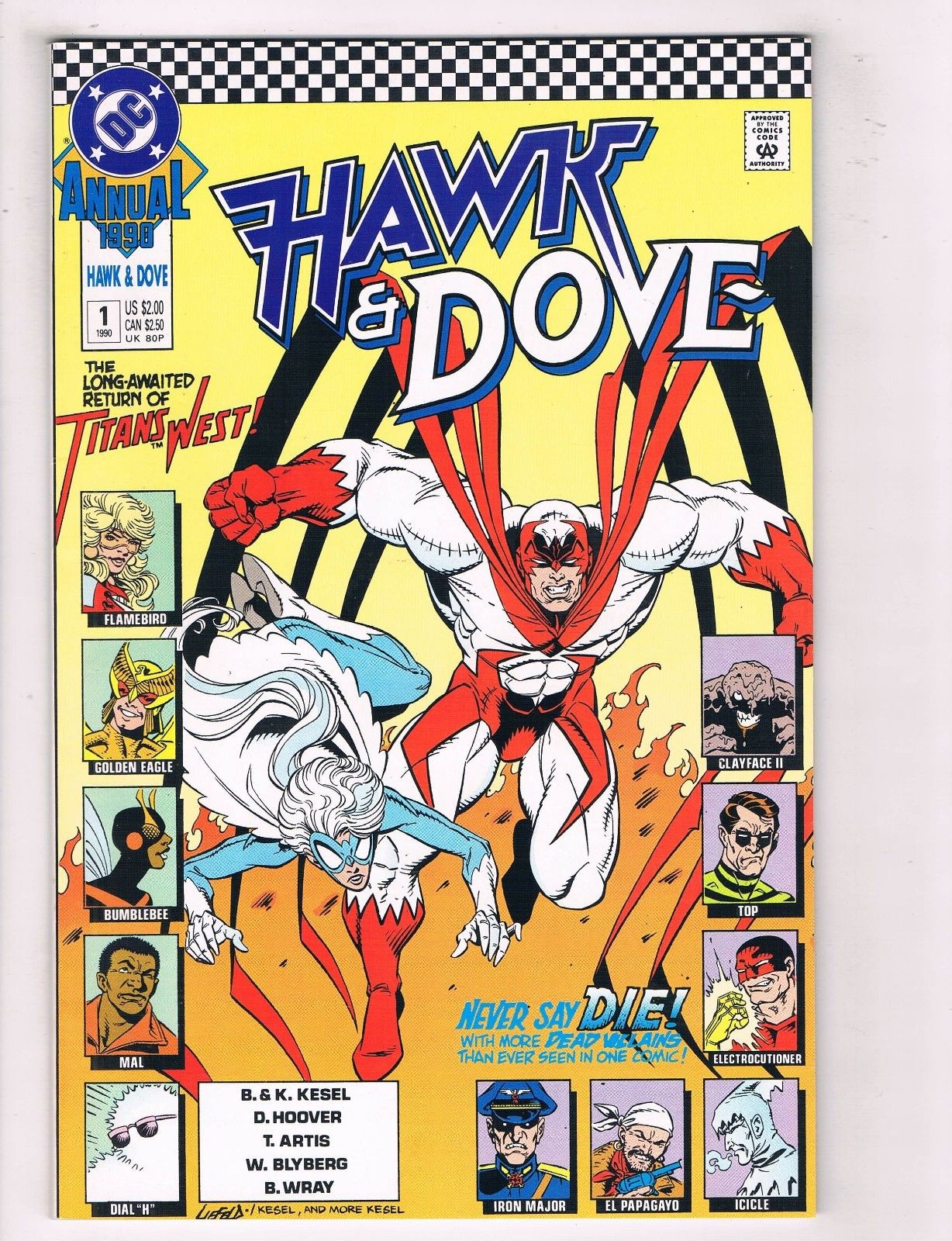 Hawk & Dove Annual 1990 #1 FN DC Comics Comic Book DE37 TW7 | Comic ...
