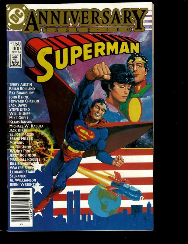 8 DC Comics Superman # 400 417 418 423 Radio Shack 1 2 Zero Hour #4 ...