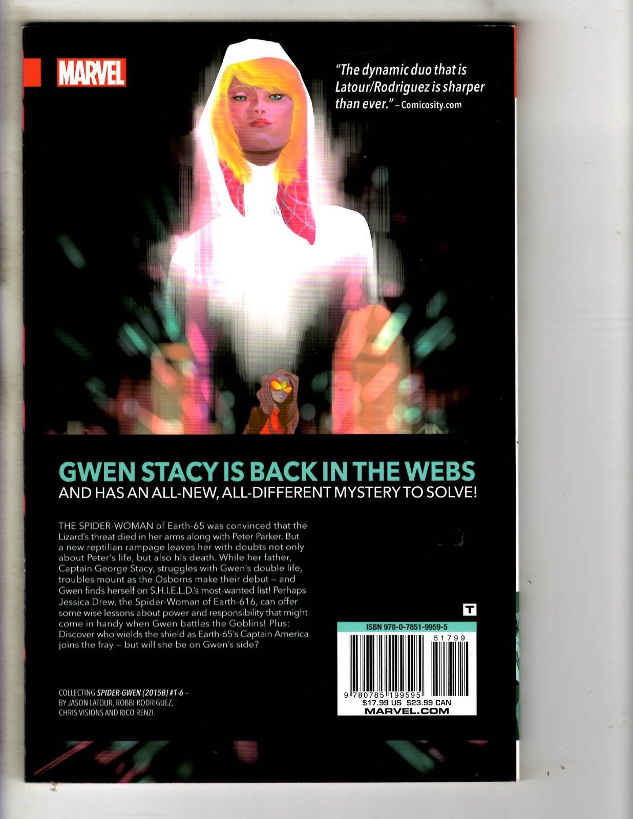 Spider-Gwen Greater Power Marvel Comics TPB Graphic Novel Vol. # 1 J59 ...