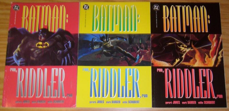 Batman: Run Riddler Run #1-3 VF/NM complete series GERARD JONES dc ...