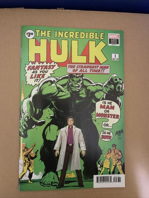 Hulk #3 Cover C Nakayama Classic Homage Variant Titan First Appearance ...