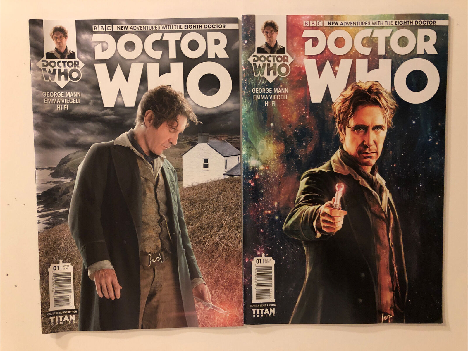 Doctor Who: The Eighth Doctor # 1 A + B (Nov 2015 Titan) Photo ...