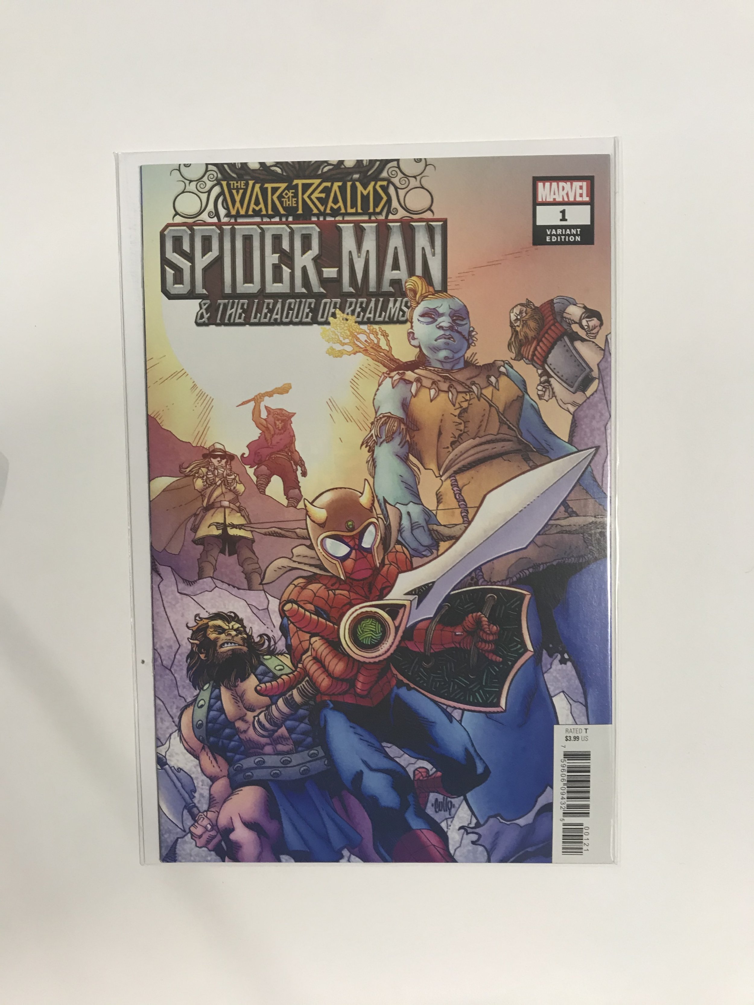 War of the Realms: Spider-Man & the League of Realms #1 Variant Cover ...