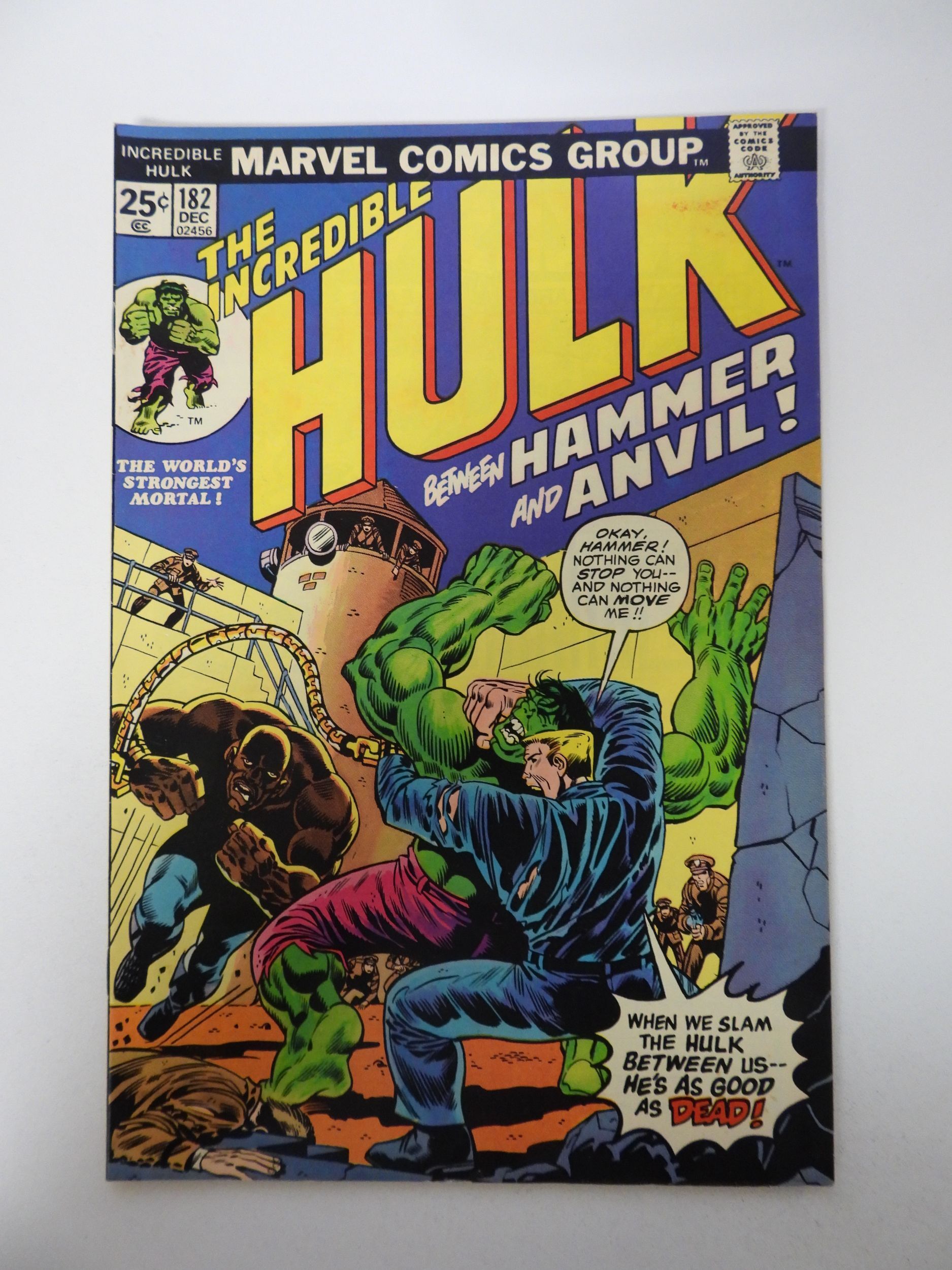 The Incredible Hulk #182 (1974) 3rd appearance of Wolverine VF- MVS ...