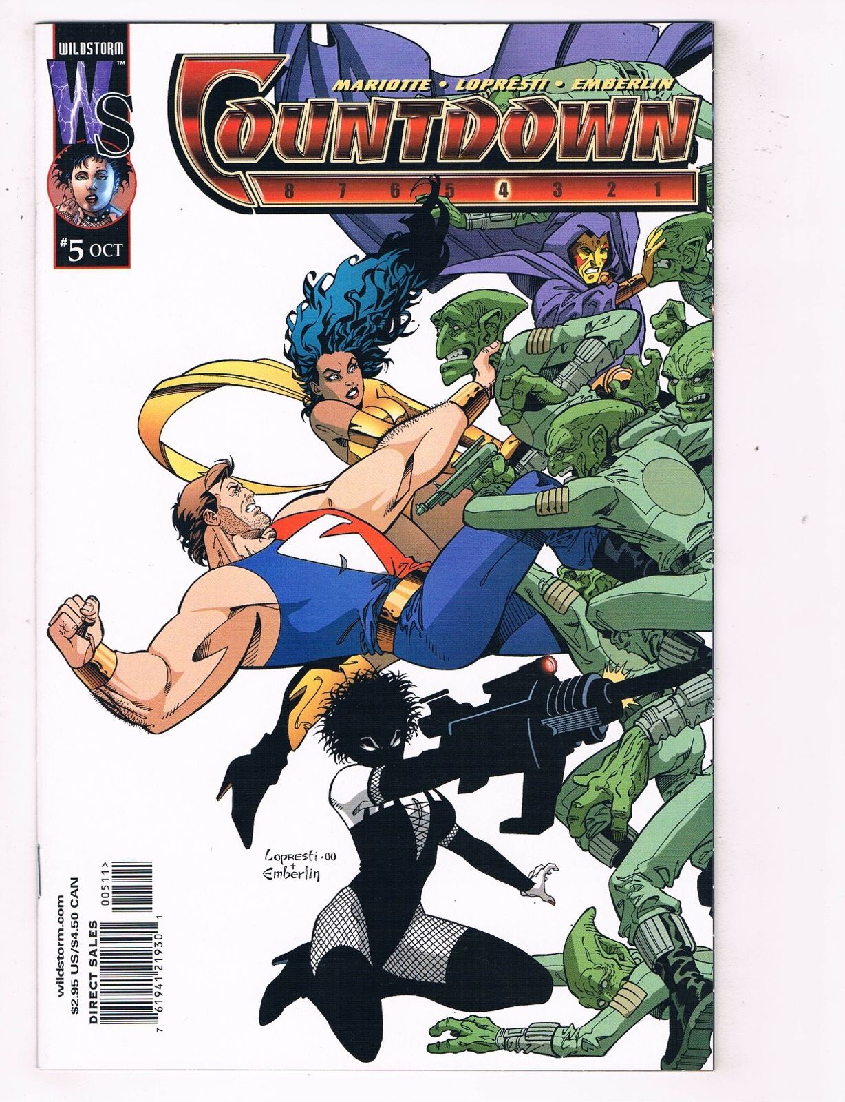 Countdown (2000 Wildstorm) #5 Wildstorm Comic Book Jeff Mariotte HH4 ...