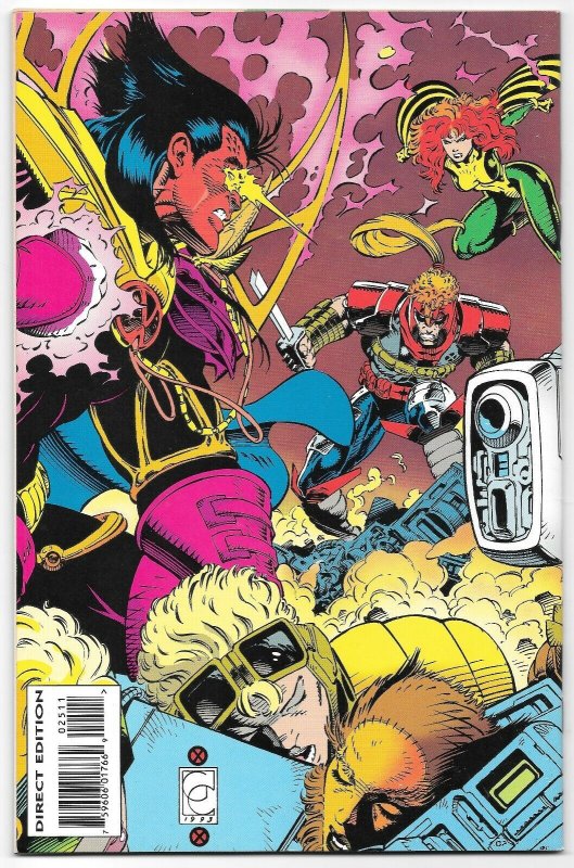 X-Force #25 (08/1993) Marvel Comics Anniversary Issue Hologram Sticker ...
