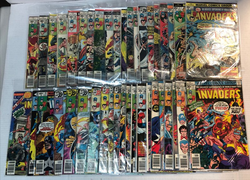 The Invaders (1975) #1-41 + Annual #1 VG/VF- Complete Set ~ Marvel ...
