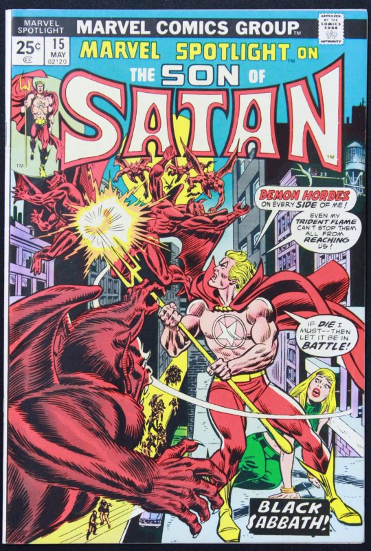 Marvel Spotlight #15 (1974) Son of Satan | Comic Books - Bronze Age ...