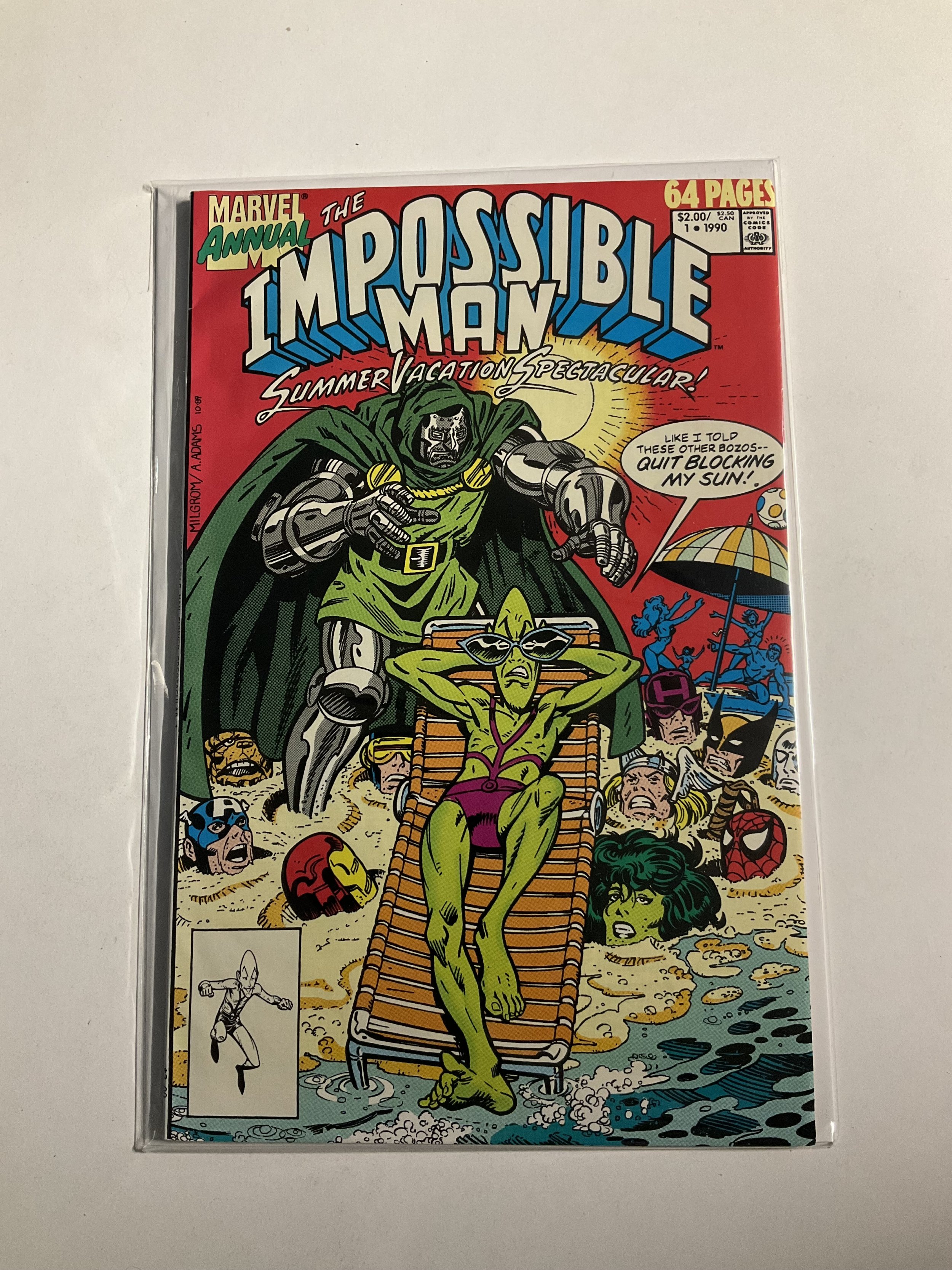 The Impossible Man Summer Vacation Spectacular #1 Direct Edition (1990 ...