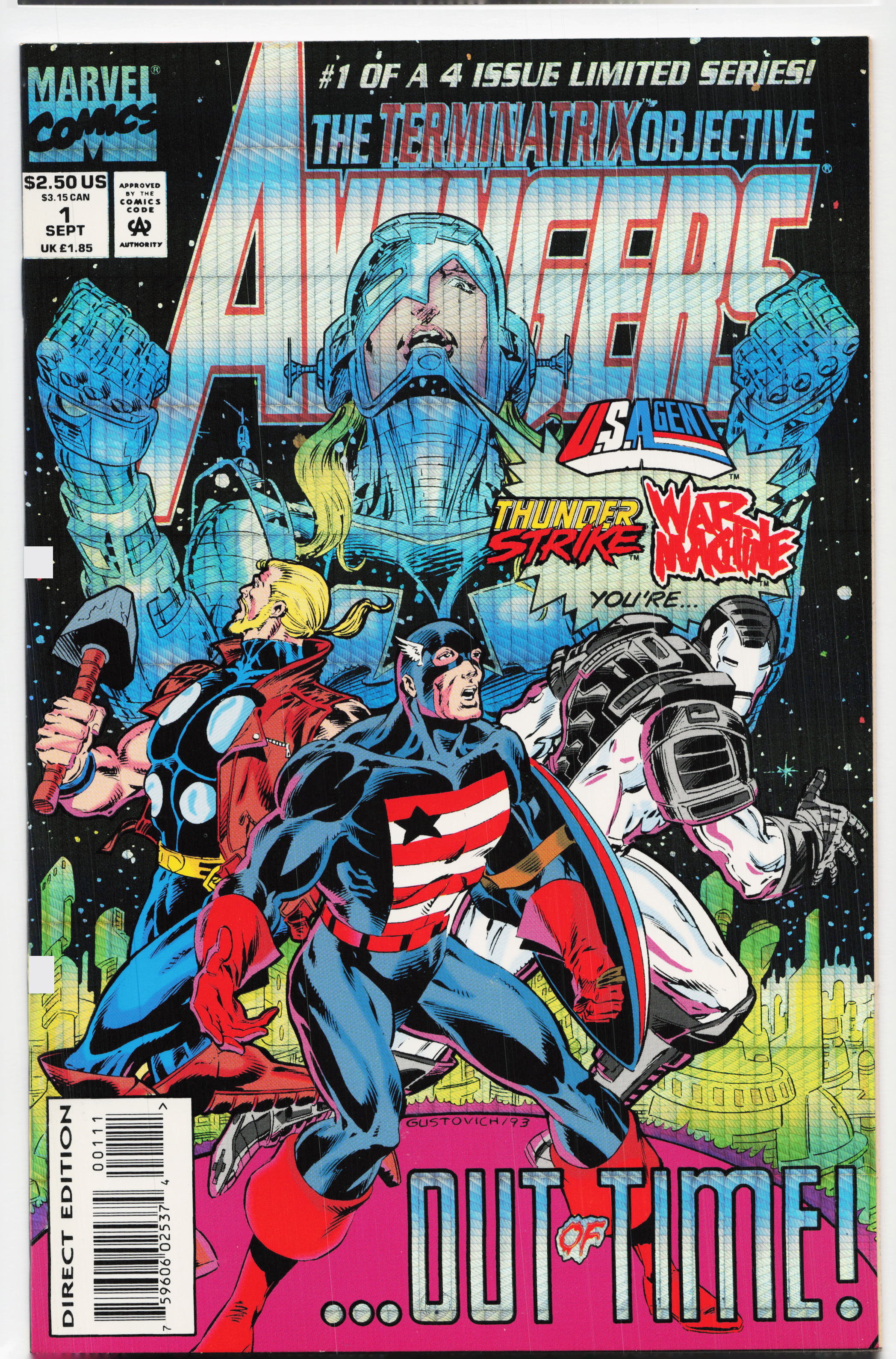 Avengers: The Terminatrix Objective #1 (1993) The Avengers [Key Issue ...