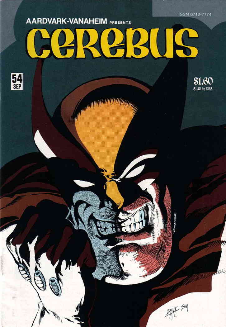 Cerebus the Aardvark #54 VG ; Aardvark-Vanaheim | low grade comic Dave ...